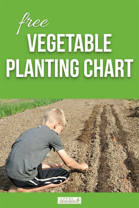 Free Vegetable Planting Chart