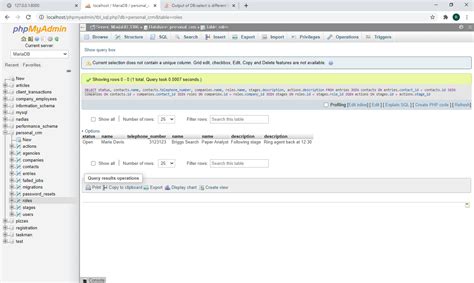 Php Output Of Dbselect Is Different From Raw Query In Phpmyadmin