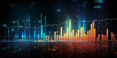 Premium Ai Image Growth Graph Chart Generative Ai