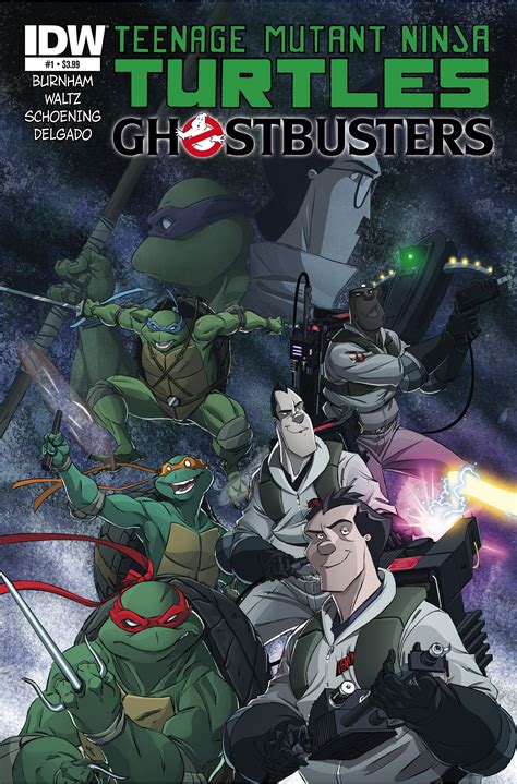 The Teenage Mutant Ninja Turtles Team Up With The Ghostbusters To Save