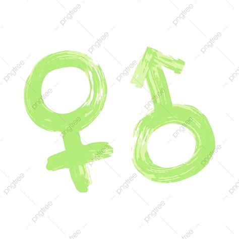 Sex Gender Symbol Vector Hd Images Hand Drawing Paint Symbol Gender
