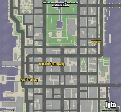 Chinatown Wars Evidence Dash Map