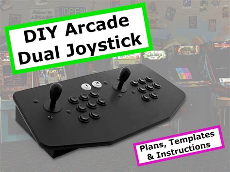DIY Controller Stick Plans For MAME Arcade Cabinet Build Your Own X Arcade Dual Joystick Clone
