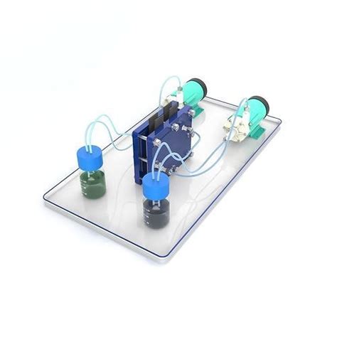 A Single Cell And Pipeline Model Of Redox Flow Battery 3d Model Cgtrader