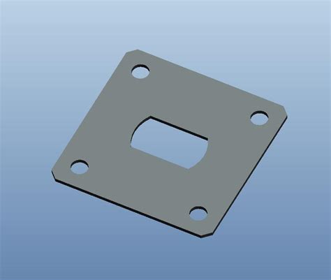 谐振窗冲孔落料复合模（cad图 Proe三维） Proe 模型图纸下载 懒石网