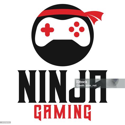 현대 벡터 평면 디자인 간단한 미니멀리스트 로고 템플릿으로 구성된 닌자 게임 헤드 마스코트 캐릭터 벡터 컬렉션 브랜드 엠블럼 레이블 배지 흰색 배경에 격리 등장인물에 대한