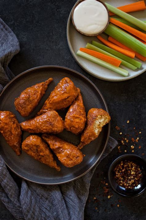 Crispy Vegan Wings In Hot And Buttery Buffalo Sauce Vegan Wings Whole