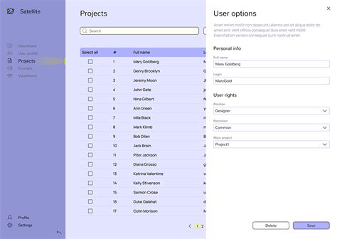 Admin Interface On Behance