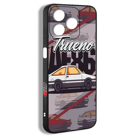 чехол для смартфона Подходит для Tecno Spark 10c Инициал Ди Проект Ди аниме Ae86 Эстетика Pya23