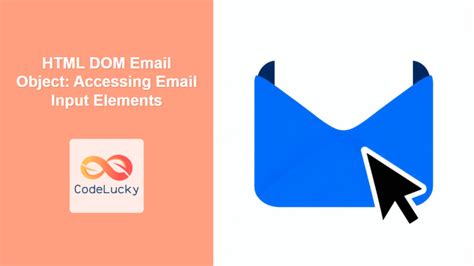 Html Email Pattern Property Email Input Pattern Codelucky