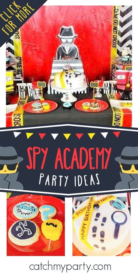 Spy Birthday Spy Training Academy Party Catch My Party Spy