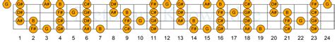Db Eb Gb G Ab Bb B Bass Guitar Fretboard Knowledge