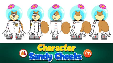 Character Sandy Cheeks Moho Rigged Animation Youtube