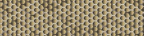 골드 3d 넓은 육각형 추상 기술 배너 3차원 형태에 대한 스톡 벡터 아트 및 기타 이미지 3차원 형태 벌집 패턴 초현대적 Istock
