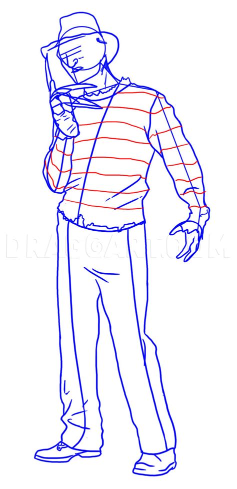 How To Draw Freddy Krueger Step By Step Learn How To Draw Freddy