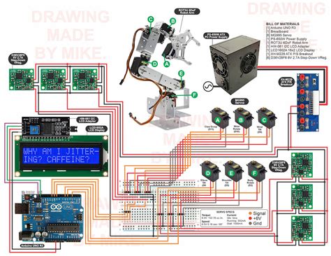 6 Servos For A Robot Arm Jittering Like Crazy Can Someone Please Help