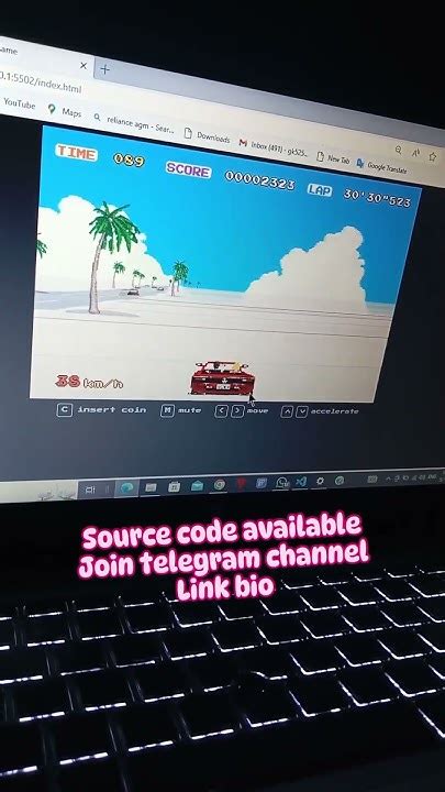 Car Racing Game Using Htmlcss And Javascript Youtube