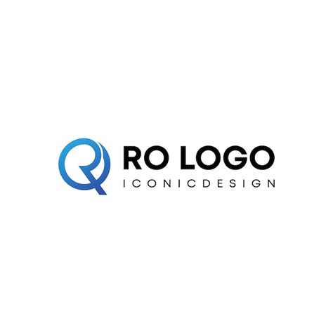 Premium Vector Ro Logo