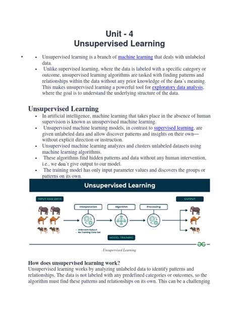 Unit 4 Unsupervised Algorithm Download Free Pdf Cluster Analysis Machine Learning
