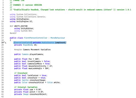 Adding The Sound To The Modular First Person Controller Unity Engine Unity Discussions
