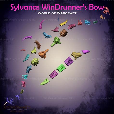 Sylvanas Windrunner Bow Cosplay World Of Warcraft 3d Print Model Stl