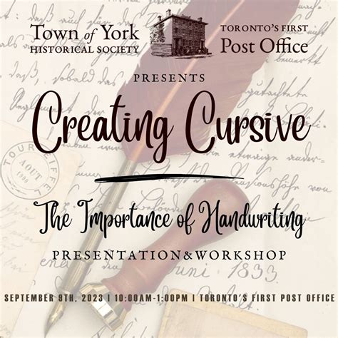 Creating Cursive The Importance Of Handwriting 3 Old Town Toronto