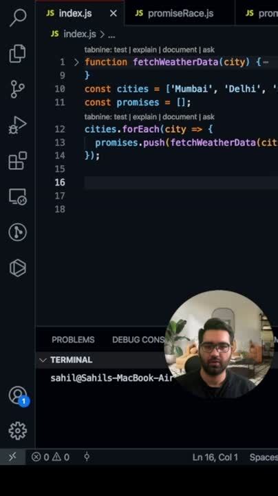 Video Sahil Chopra On Linkedin Javascript Promises