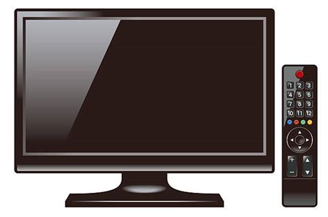 Cartoon Of Flat Screen Tv Illustrations Royalty Free Vector Graphics
