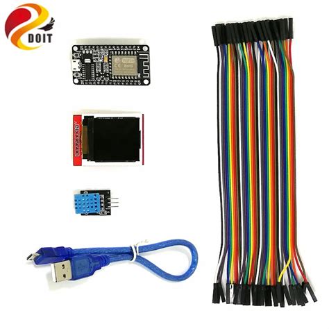 Arduino Wifi Esp8266 Starter Kit For Iot Nodemcu Wireless 1 44 Inch Lcd Module Dht11