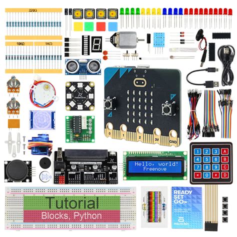 Freenove Ultimate Starter Kit For Bbc Microbit V2 316 Page Detailed Tutorial 225 Items 44