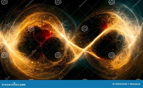 Quantum Fusion Unleashing The Atomic Revolution Ai Generated Digital Art Stock Illustration