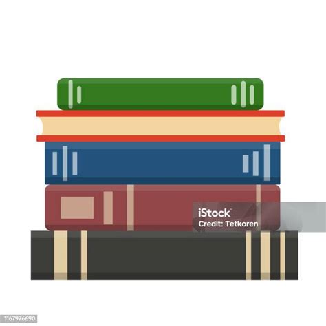 플랫 북 아이콘입니다 도서관 책 오픈 사전 페이지와 스탠드에 백과 사전 종이 잡지 전자 책 글로브와 소설 소책자 출판 벡터 고립 기호의 더미 공부에 대한 스톡 벡터 아트 및