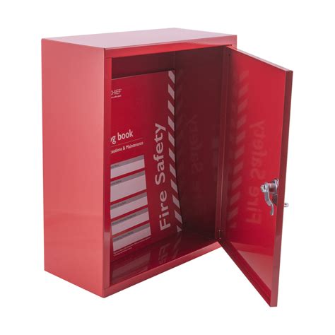 Metal Fire Safety Document Box Cabinet With Hasp Lock