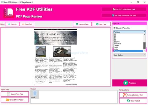 PDF Page Resizer Resize PDF Pages