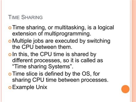 Multiprogramming×haring Pptx Operating Systems Computer Software And Applications