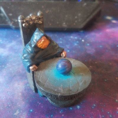 Wizard Pondering Orb Meme Figure Dandd Resin 28mm 32mm 54mm Miniature