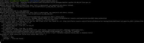 BUG Can T Run Default Demo Issue 712 Luxonis Depthai GitHub