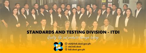 Standards And Testing Division Itdi Home