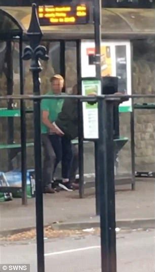 Couple Filmed Having Sex At A Busy Bus Stop In Daytime Daily Mail Online