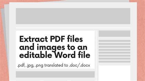Extract Or Translate Any Types Of Images And Scanned Files To Text By