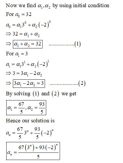 Answered 4 Solve The Recurrence Relation A … Bartleby