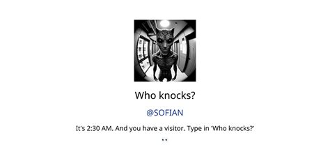 Who Knocks Gpts Features And Functions Examples And Prompts Gpt Store