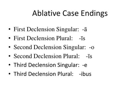 Ppt Ablative Case Powerpoint Presentation Id5405378
