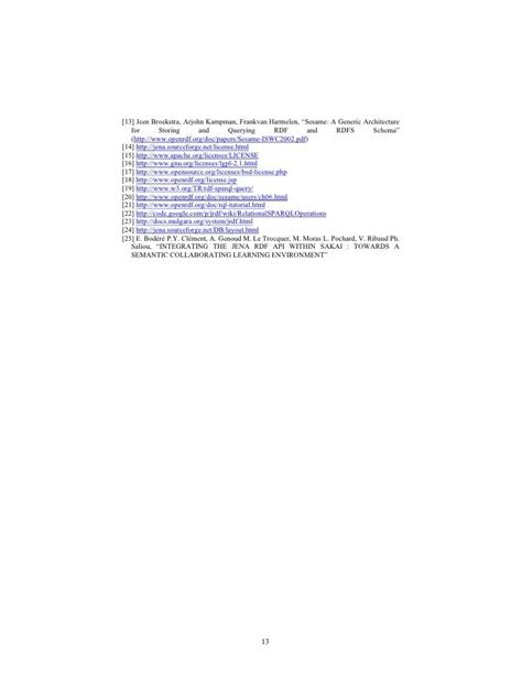 Rdf Processing On The Java Platform