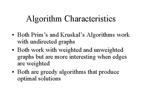 Minimum Spanning Trees Prims Algorithm Kruskals Algorithm By