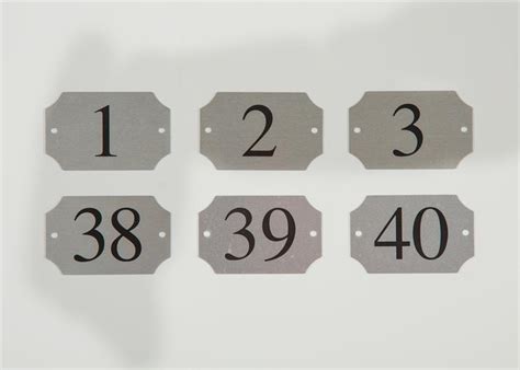 Candlestick Park Original Replacement Stadium Seat Number Plates