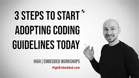 3 Steps To Start Adopting Coding Guidelines Today
