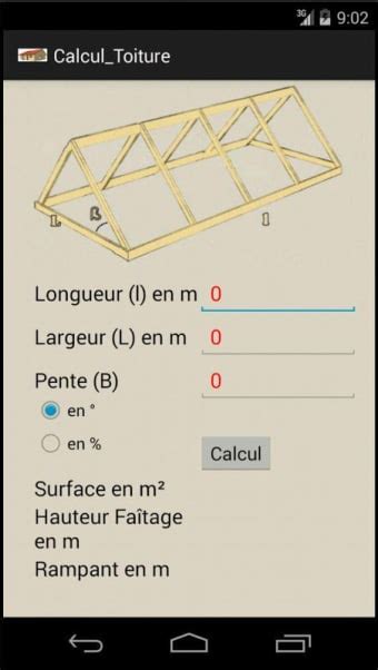 Calcul De Surface De Toiture Apk For Android Download