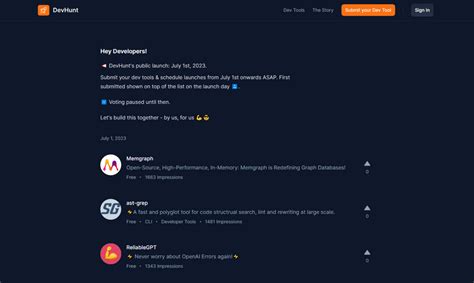 Devhunt The Best New Dev Tools Every Day Resourcefyi