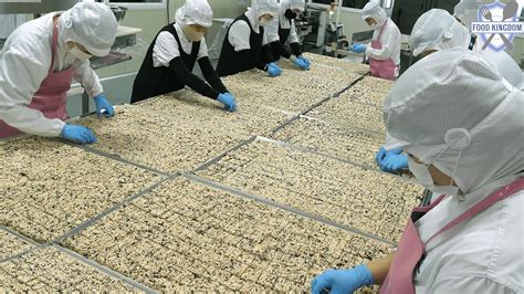 밥도둑 바삭한 올리브 김자반과 처음보는 김 쌀강정 대량생산 식품공장 Korean Food Factory Youtube